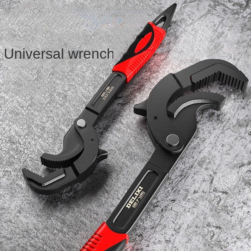 Universal Spanner Set Multi-Functional Open-Mouth Universal Wrench ...
