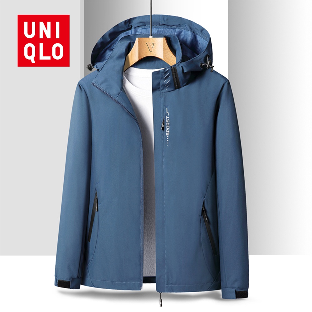 [L-5XL] Uniqlo Outdoor Jacket High Quality Waterproof Windproof Rushing ...