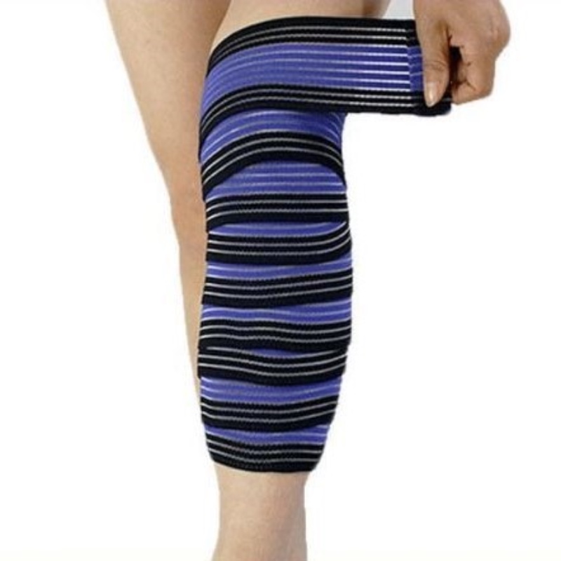 Extended Elastic Bandage Leg Wrap Belt Strap Knee Protector Straps for ...