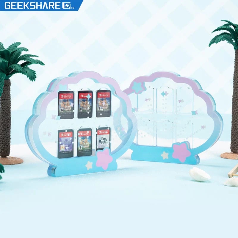 GeekShare Illumination Seashell Game Card Case for Nintendo Switch and ...