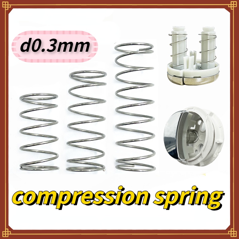 【XNY】pressure spring SUS304 stainless steel compression spring d0.3mm ...
