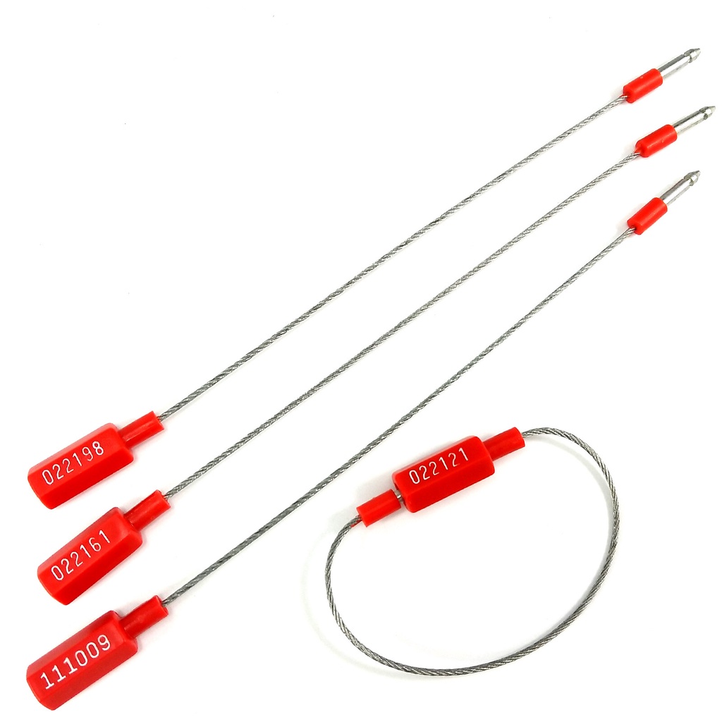 Serial Numbered Cable Seals Self-locking Truck Security Seals Tamper ...