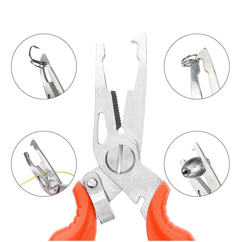 Fishing Line Cutter Hook Tackle Stainless Steel Fishing Plier Fishing ...