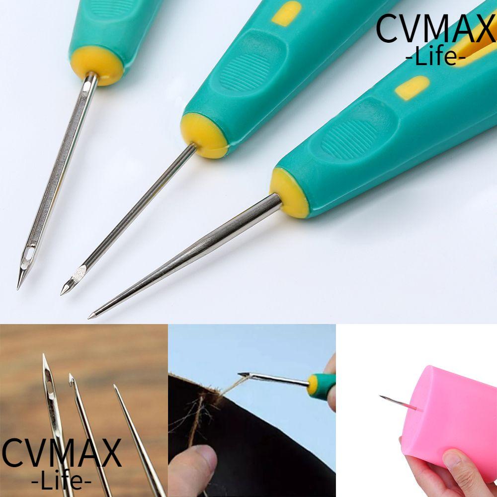 CVMAX Steel Sticher Shoe Repair Tools Crochet Needle Awl Cone Leather ...