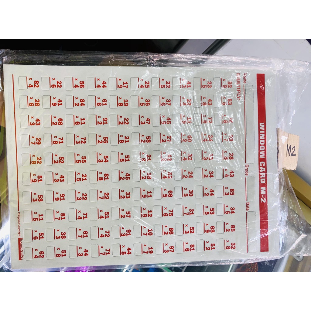 YMS Window Card M-2 5pcs | Shopee Philippines