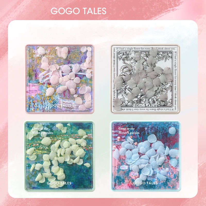 Gogo tales Secret Garden Petal Eyeshadow Palette Summer Milk Tea Earth ...