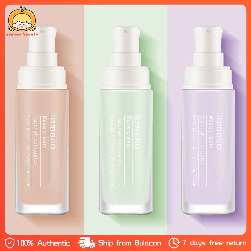 Lameila Face Primer Cream Blur Pore Color Corrector Makeup Base ...