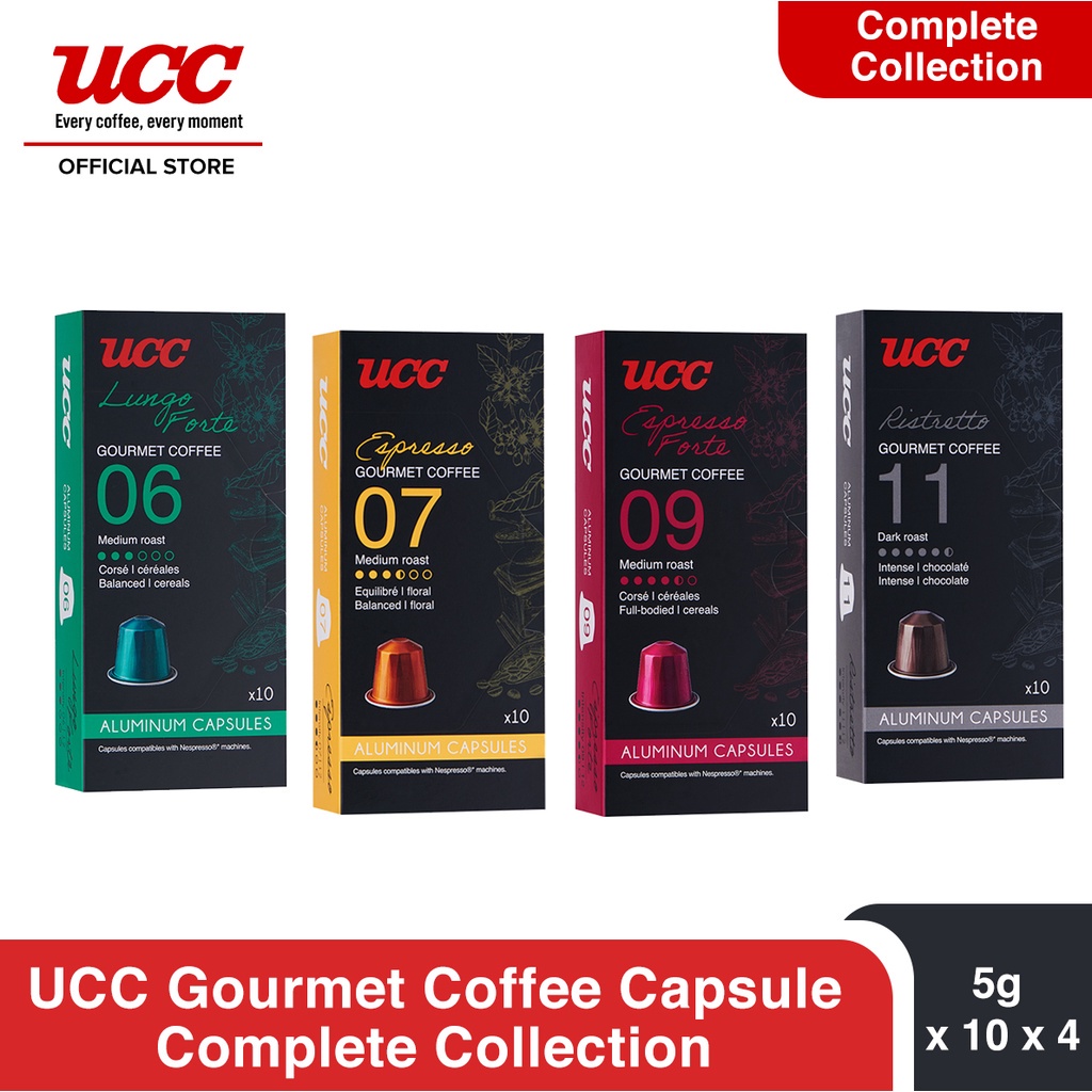 UCC Gourmet Coffee Capsule Complete Collection Compatible with ...