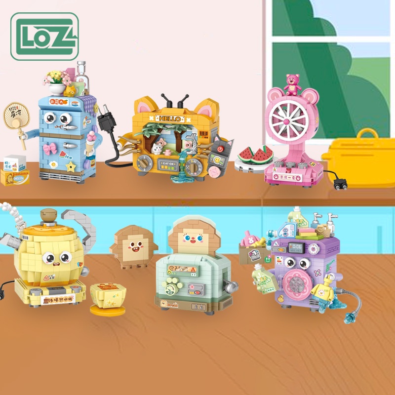 Loz Building Block Toys Cute Fun Home Appliances Small Particles ...