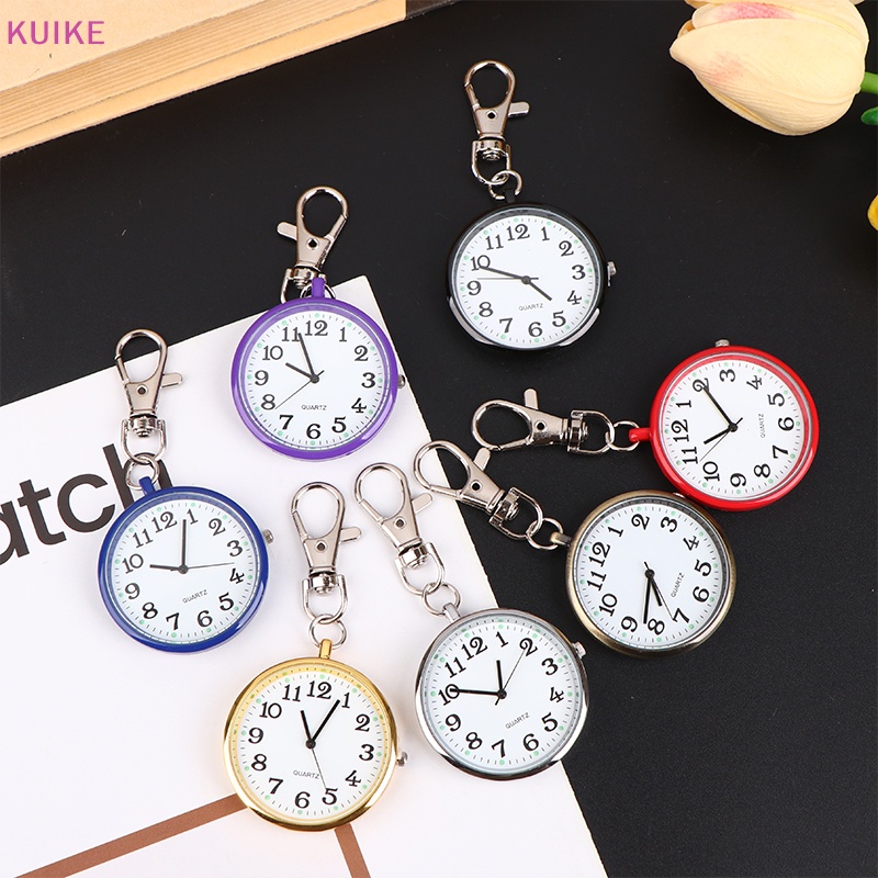 [KUI] Pocket Watches Nurse Pocket Watch Keychain Fob Clock with Doctor ...