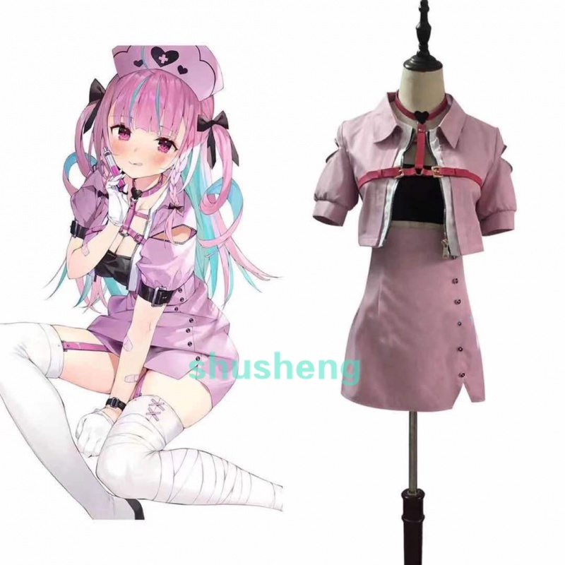 Minato Aqua Cosplay Hololive Vtuber - Minato Aqua Cosplay Dress Long ...