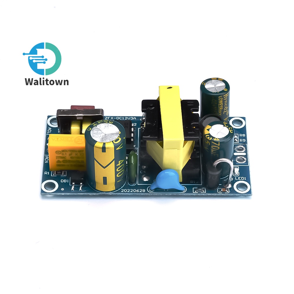12V 3A 2W /24V 1A 24W Switching Power Supply Board Module AC-DC ...