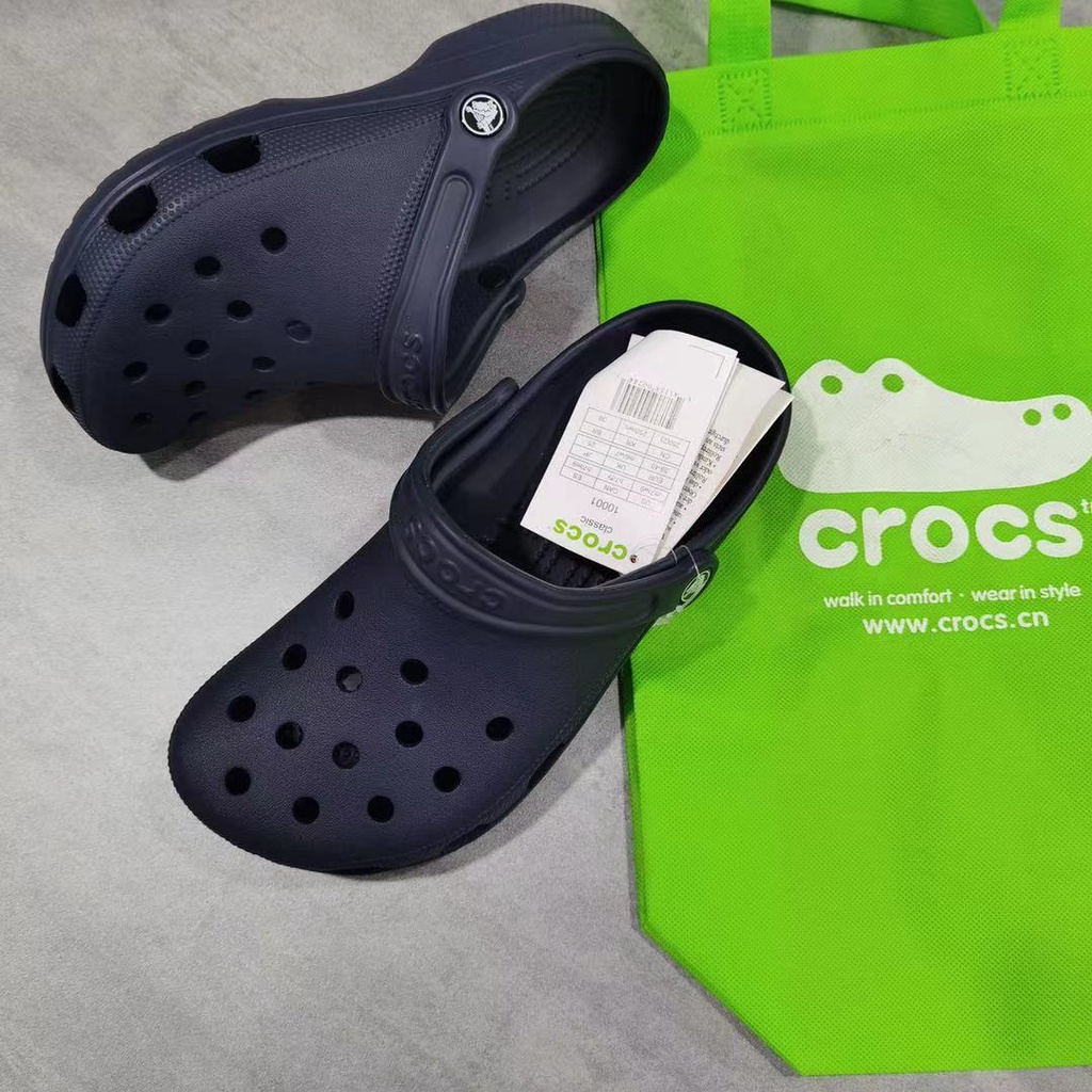 Genuine 100% Crocs classic couple sandals solid color sandals for men ...