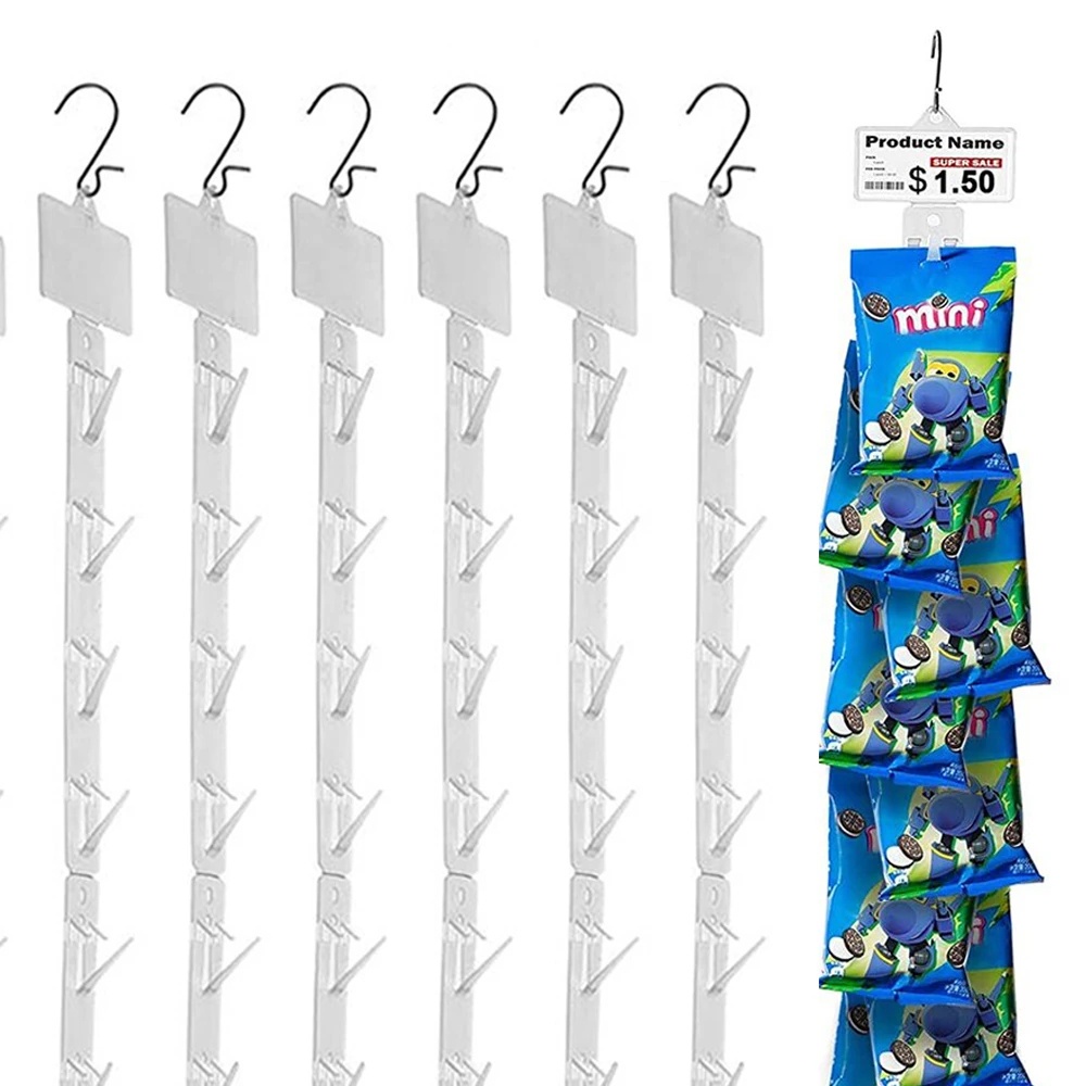Plastic Hanging Strip Hooks/Supermarket Display Snack Hanging Strips ...