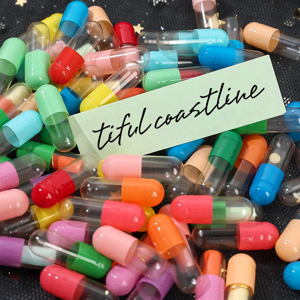 100 Pcs Translucent Capsule Message Love Letters/ Mini Love Pills ...