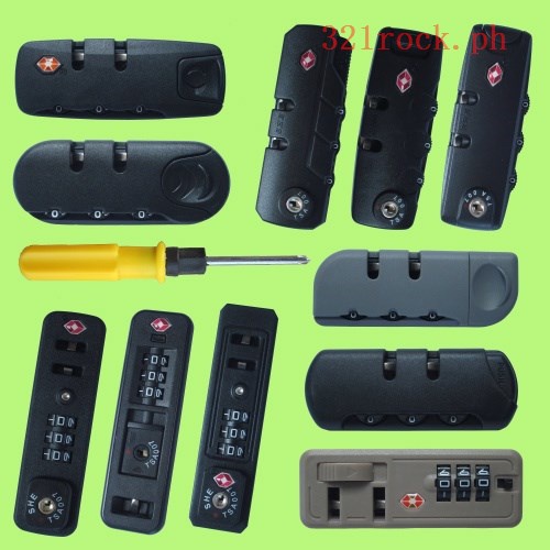 Trolley Case Combination Lock Suitcase Fixed Luggage TSA Accessory Lo ...