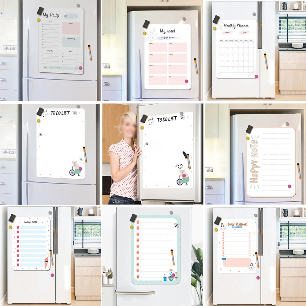 Magnet Board Sticker Family Notice Planner Planner Refrigerator ...