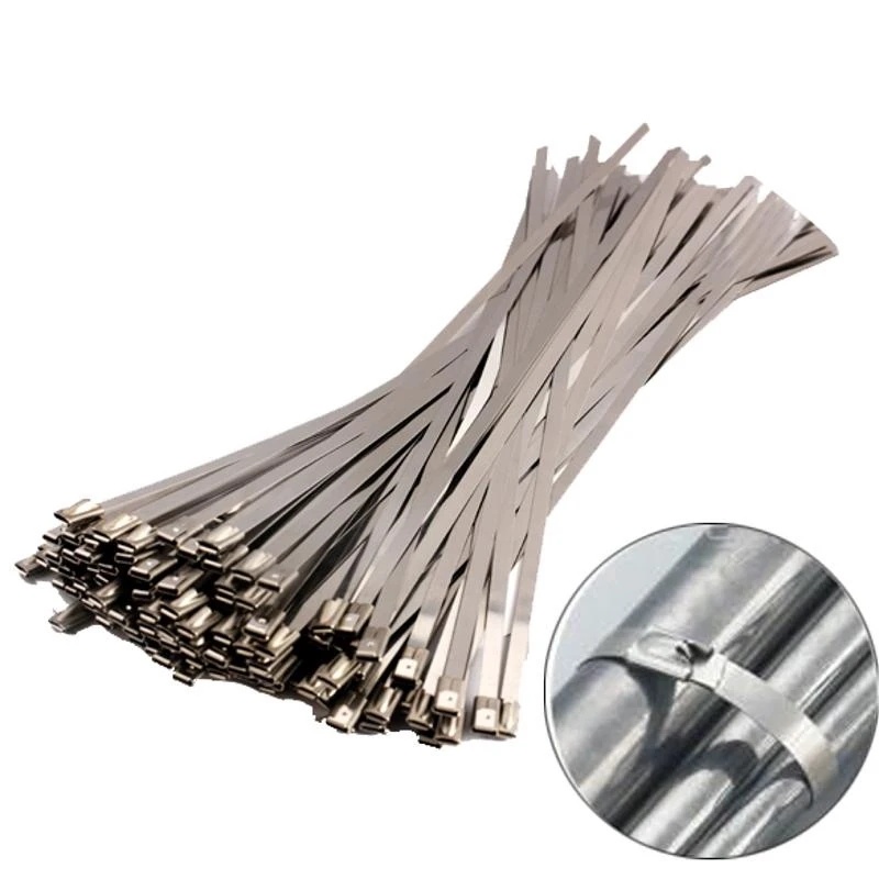 20Pcs Silver Stainless Steel Cable Ties/304 Grade Multifunctional ...