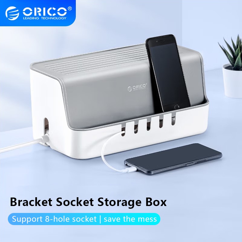 ORICO DIY Power Strip Box for Organize Management Storage Dust Proof ...