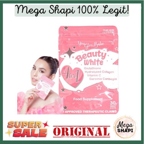 Beauty White You Glow Babe Glutathione Capsule Whitening Slimming Collagen Japan Food Supplement ...