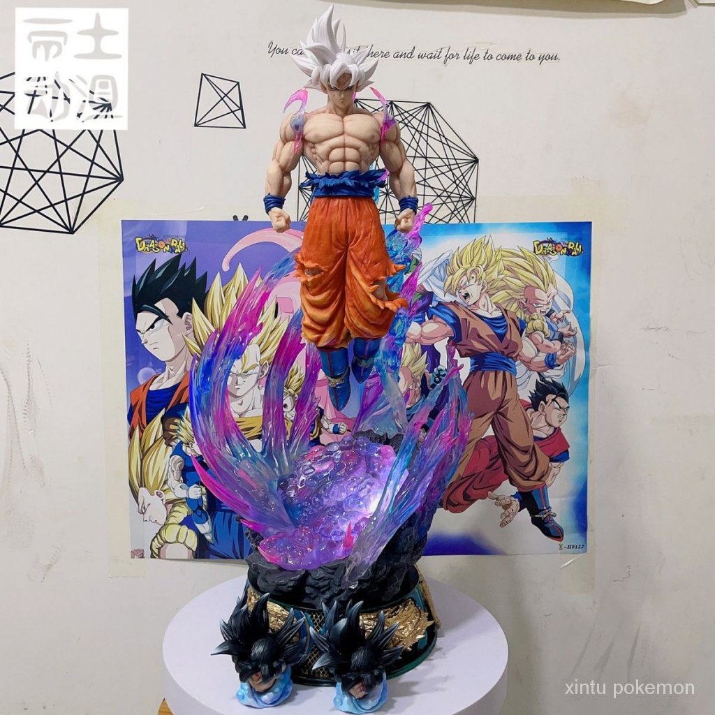 Seven Dragonball Ls Free And Ultimate Achievement Wukong White Hair