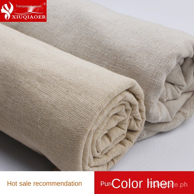 1 meter price plain linen linen solid color sofa plain cotton linen ...