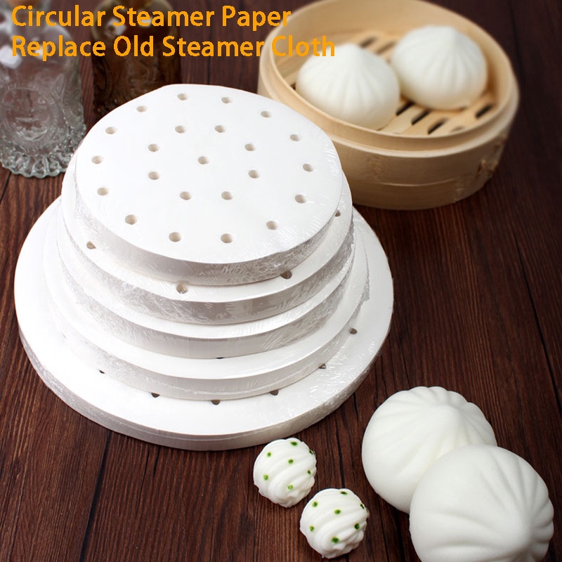 100 Sheets of Air Fryer Paper, Steamer Paper, Baking Paper, Cake Baking ...