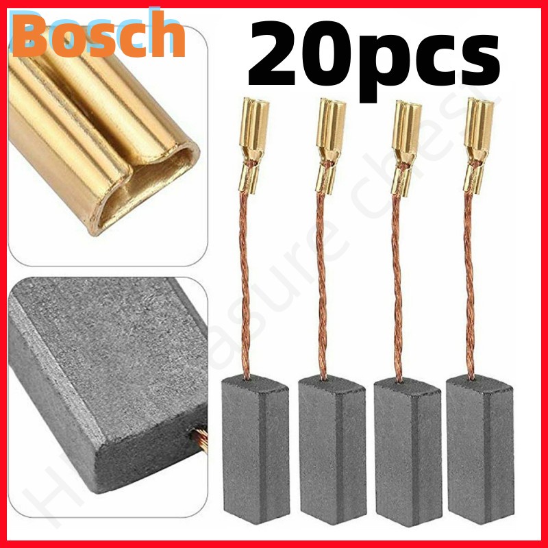 20Pcs Grinder Carbon Brush for Bosch Motor Angle Grinder 15mm X 8mm X ...