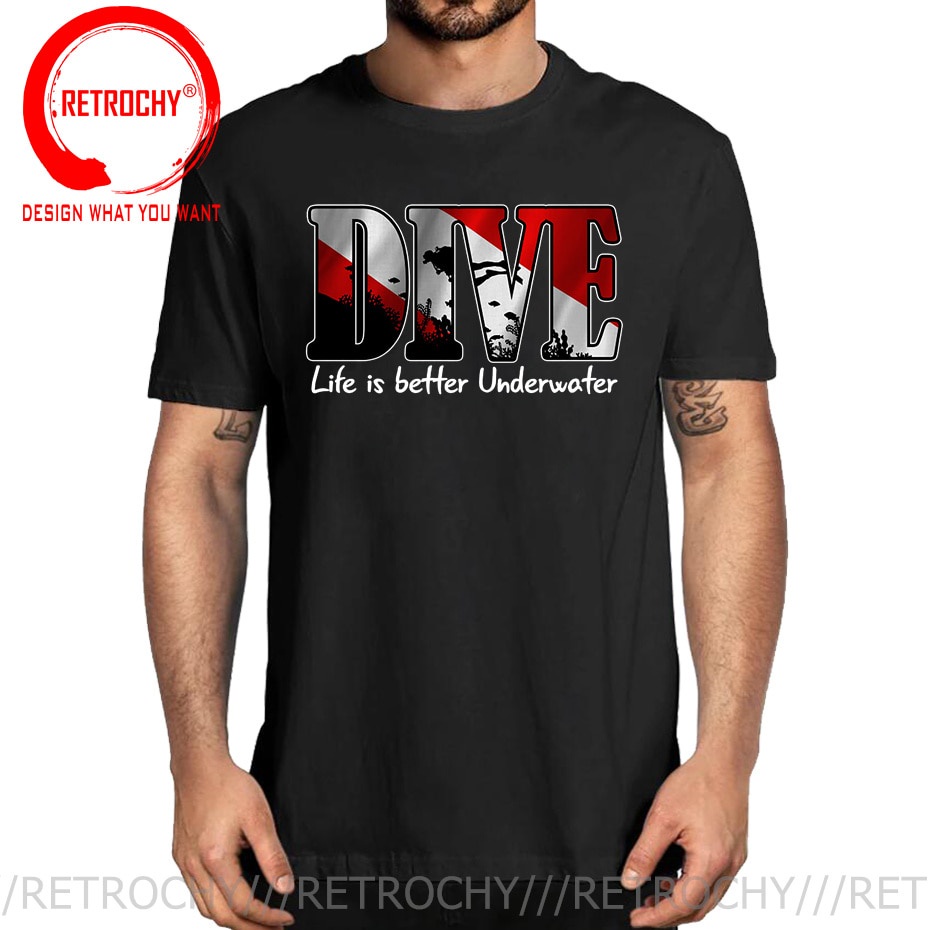 Dive Gift Tee Shirt Scuba Diving Snorkel Ocean Oxygen Atoll T Shirts ...