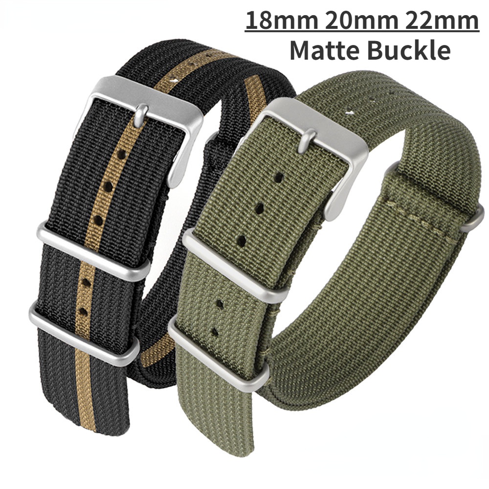 Premium Nato Nylon Watch Band 18mm 20mm 22mm Universal Straps for Seiko ...