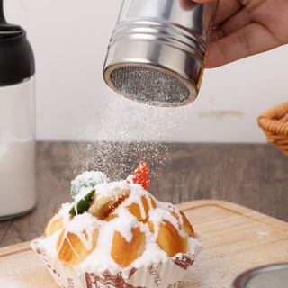 Stainless Steel Mesh Dense Hole Powder Sprinkler Chocolate Sugar Coffee ...