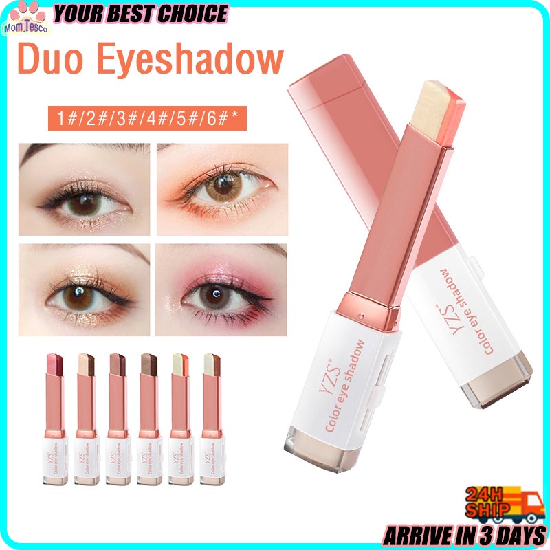 Double Color Glitter Stick Matte Eyeshadow /Makeup Tool Waterproof ...