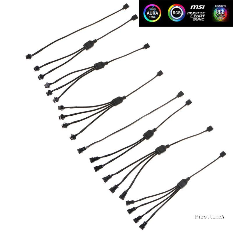Fir Motherboard RGB SYNC Splitter 12V 4Pin RGB 5V 3Pin ARGB SYNC HUB ...