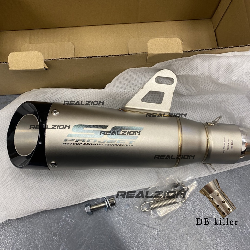REALZION For Sc Project Motorcycle R15 V3 Mt15 Xsr 155 Xsr155 Exhaust ...