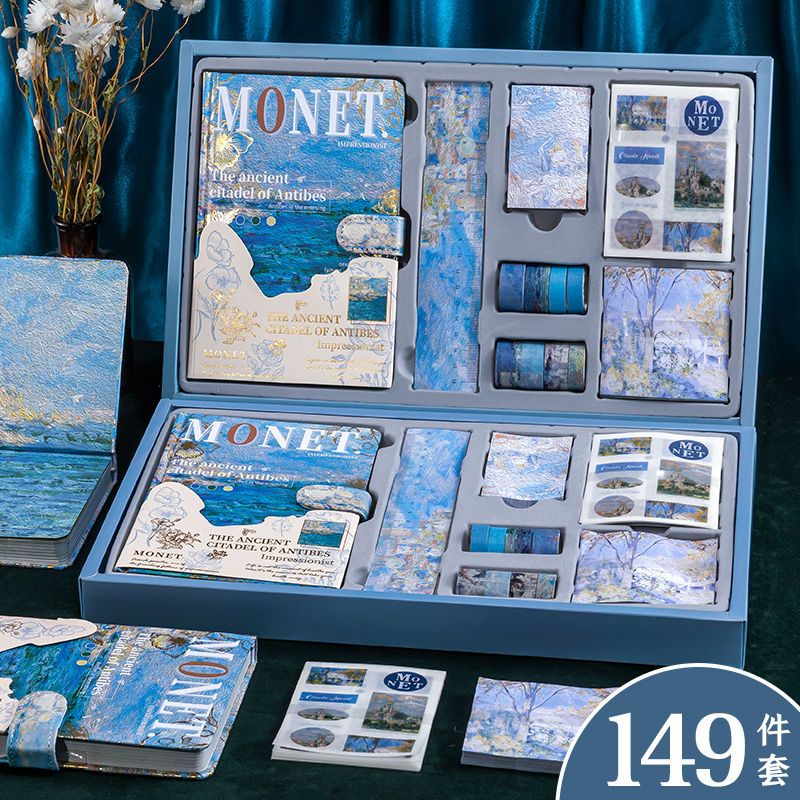 Oil Painting Handbook Gift Box a Whole Set Notebook High School Student ...