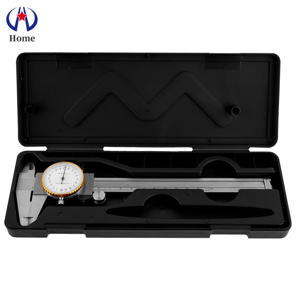 Dial Caliper 6 Inch Stainless Steel Vernier Caliper Inside Outside ...