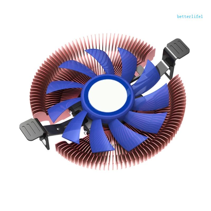 BTM 28mm E86 CPU Cooler Low Profile Cooling Fan PWM High Air Pressure ...