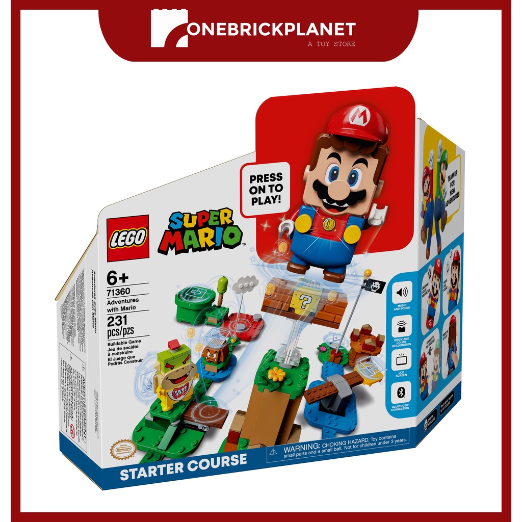 LEGO 71360 Super Mario - Adventures with Mario Starter Course | Shopee ...