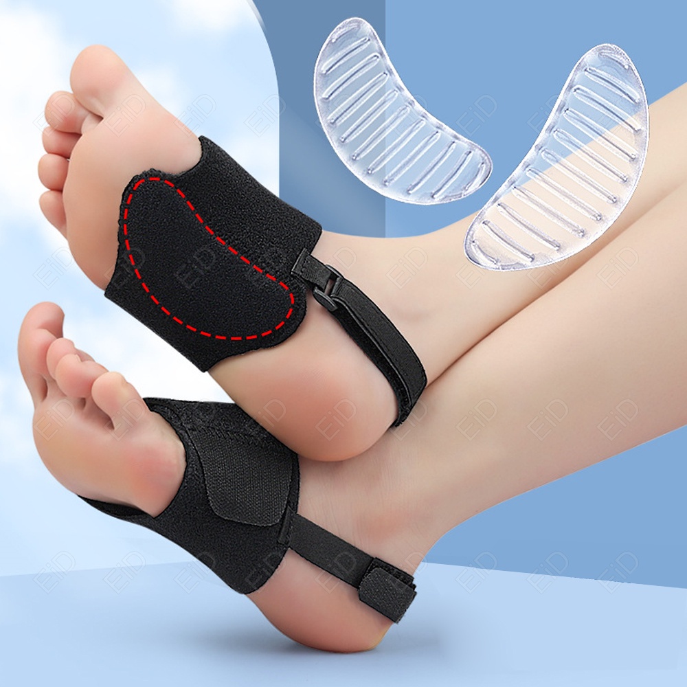EiD Silicone Gel high arch cushion Bandage plantar sleeves insoles for ...