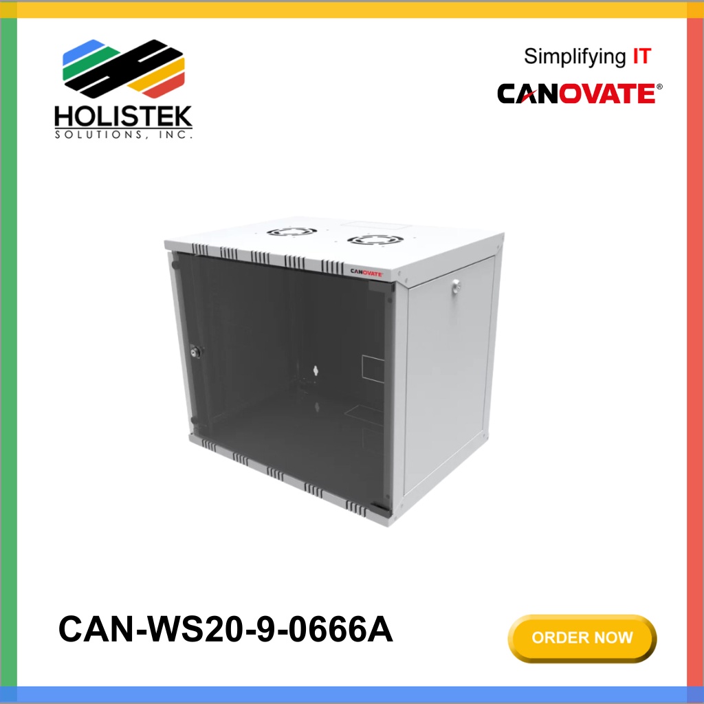 Canovate 6U Single WallMount Cabinet with Openable Side Panels From ...