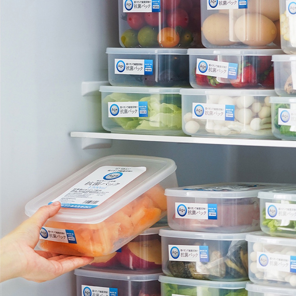 600ml, 900ml, 1300ml Antibacterial Refrigerator Preservation Box ...