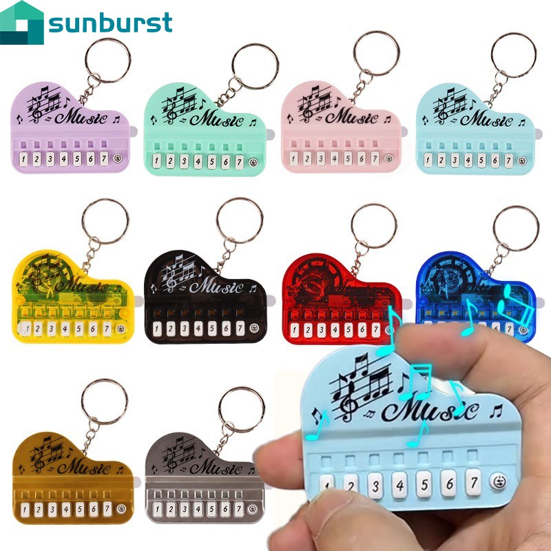 Trendy Mini Finger Piano Musical Instrument Key Ring / Electronic ...
