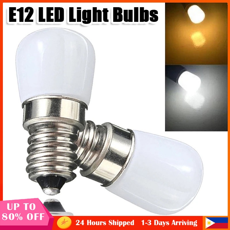 E12 Mini LED Refrigerator Bulbs Household Screw Small Night Lights 220V ...