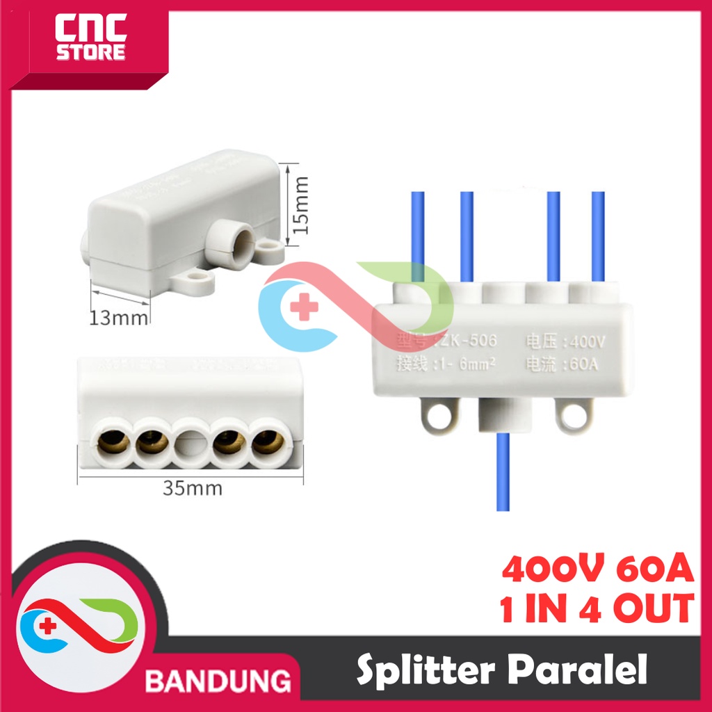TERMINAL BLOCK CONNECTOR SPLITTER PARALLEL CABLE HIGH POWER CONNECTOR ...