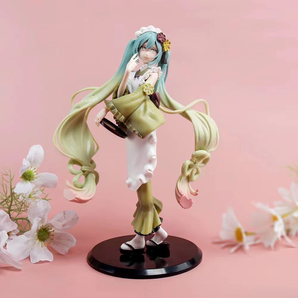 Matcha Buffy Hatsune Miku Figure Long Skirt Scenery Two-Dimensional ...