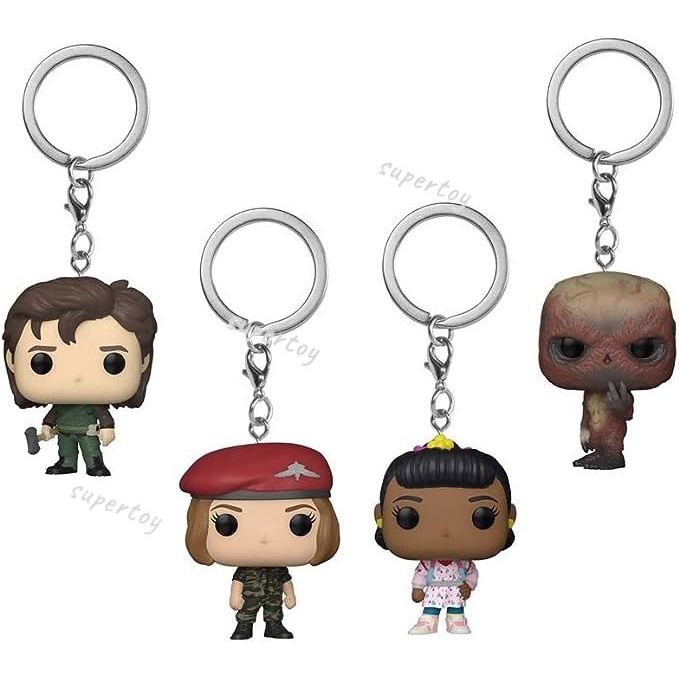 Funko Pop! Keychain: Stranger Things (Robin/Steve/Erica/Vecna) | Shopee ...