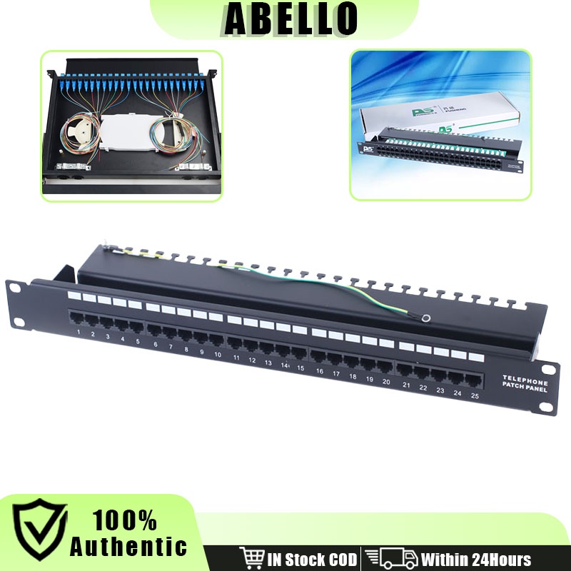 High-density 1U Voice Patch Panels 19Inch Telephone Patch Panel Rj11 ...