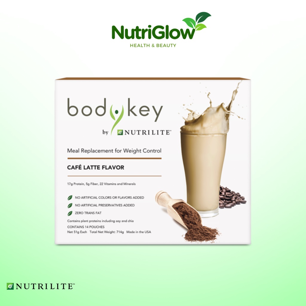 BodyKey By NUTRILITE™ Meal Replacement Shake (Café Latte) | Shopee ...