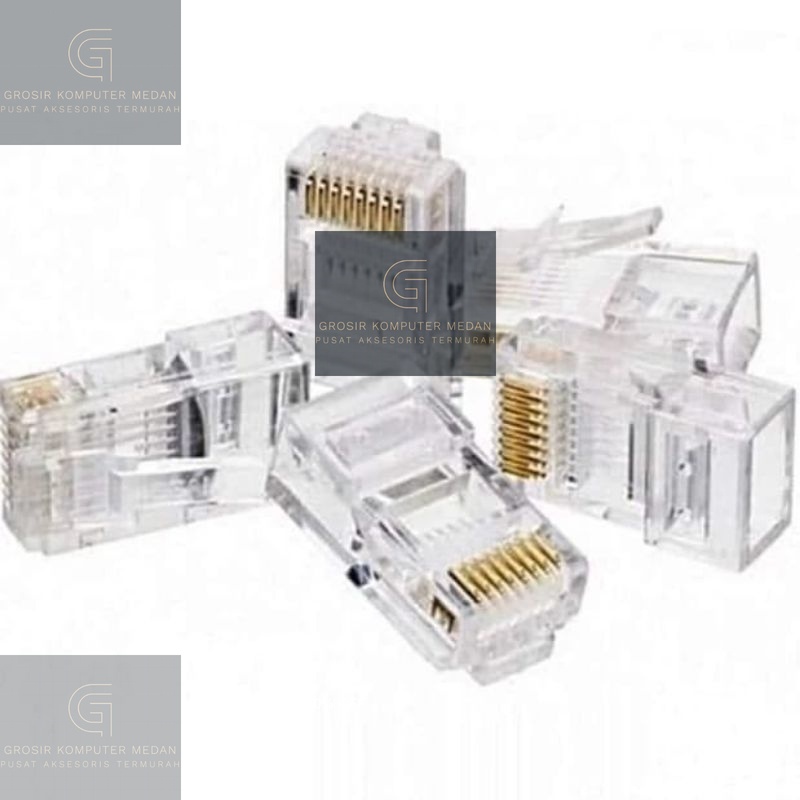 Rj45 CAT5 AMP TYCO PLUG MODULE / RJ CONNECTOR HEAD SELL RETAIL | Shopee ...