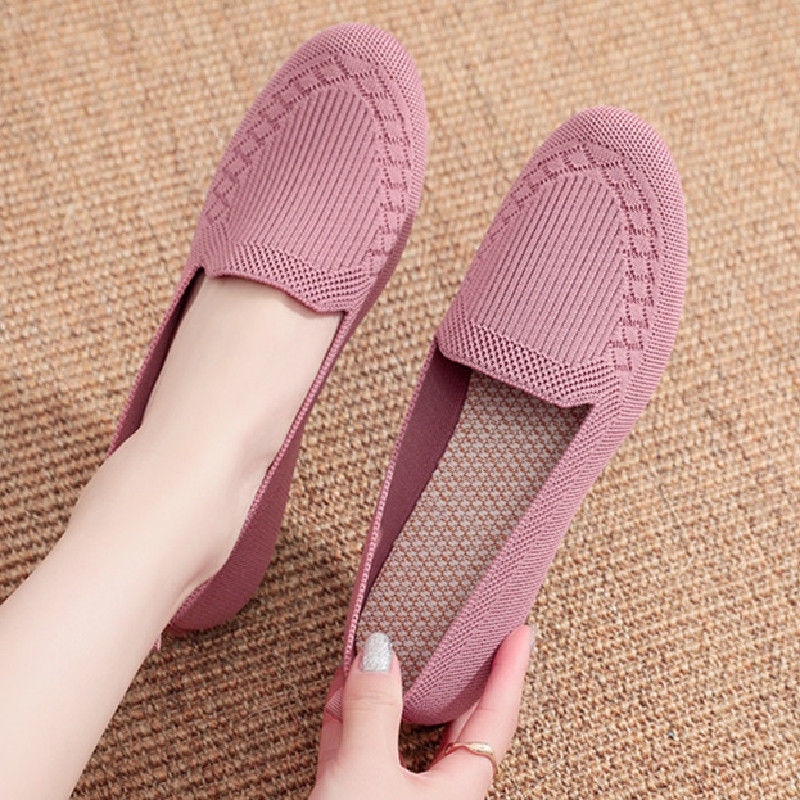 NEW ARRIVE Women Sport Breathable Mesh Fly Weaving Lightweight Soft ...
